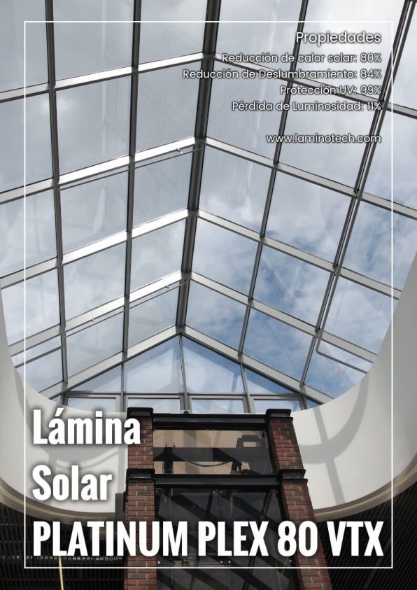 Lámina Solar Platinum Plex 80 VTX | Tienda de Laminotech