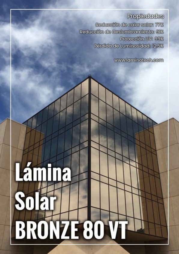 Lámina Solar Bronze 80 VT | Tienda de Laminotech