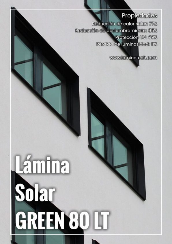 Lámina solar Green 80 LT | Tienda de Laminotech