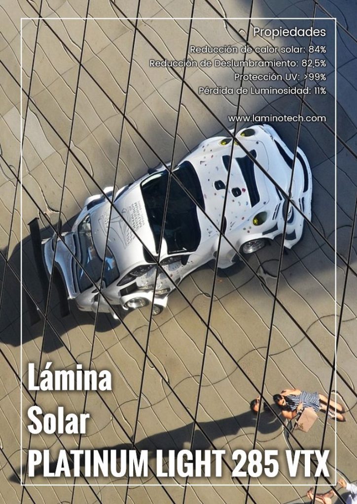 Lámina Solar Platinum Light 285 VTX - Tienda de Laminotech