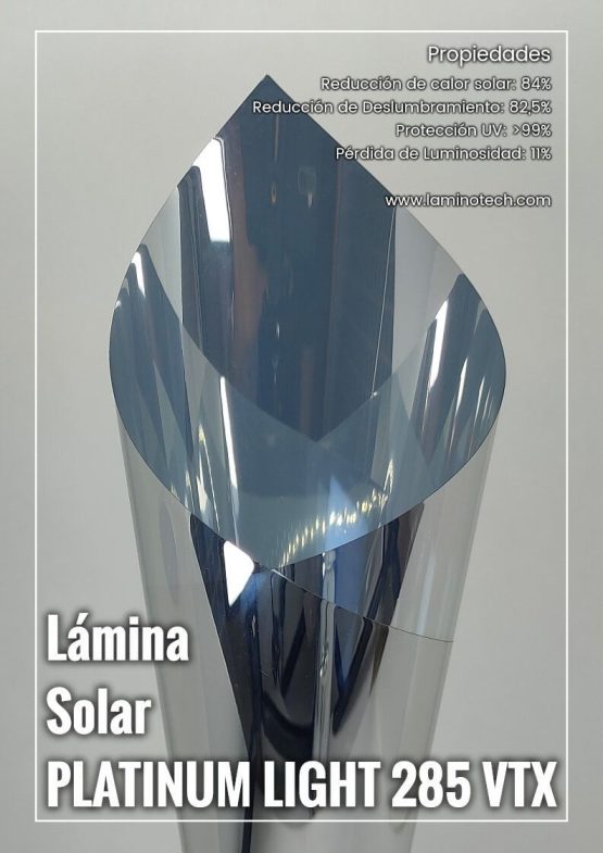 Lámina Solar Platinum Light 285 VTX | Tienda de Laminotech