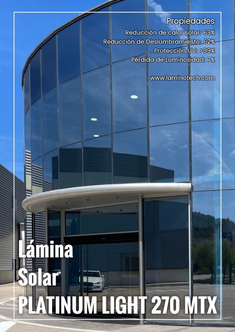 ᐅ Lámina Solar Platinum Light 270 MTX